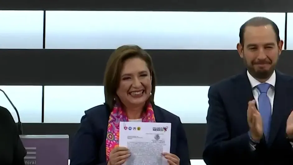 Xóchitl Gálvez se registra ante el INE como candidata a la Presidencia ...
